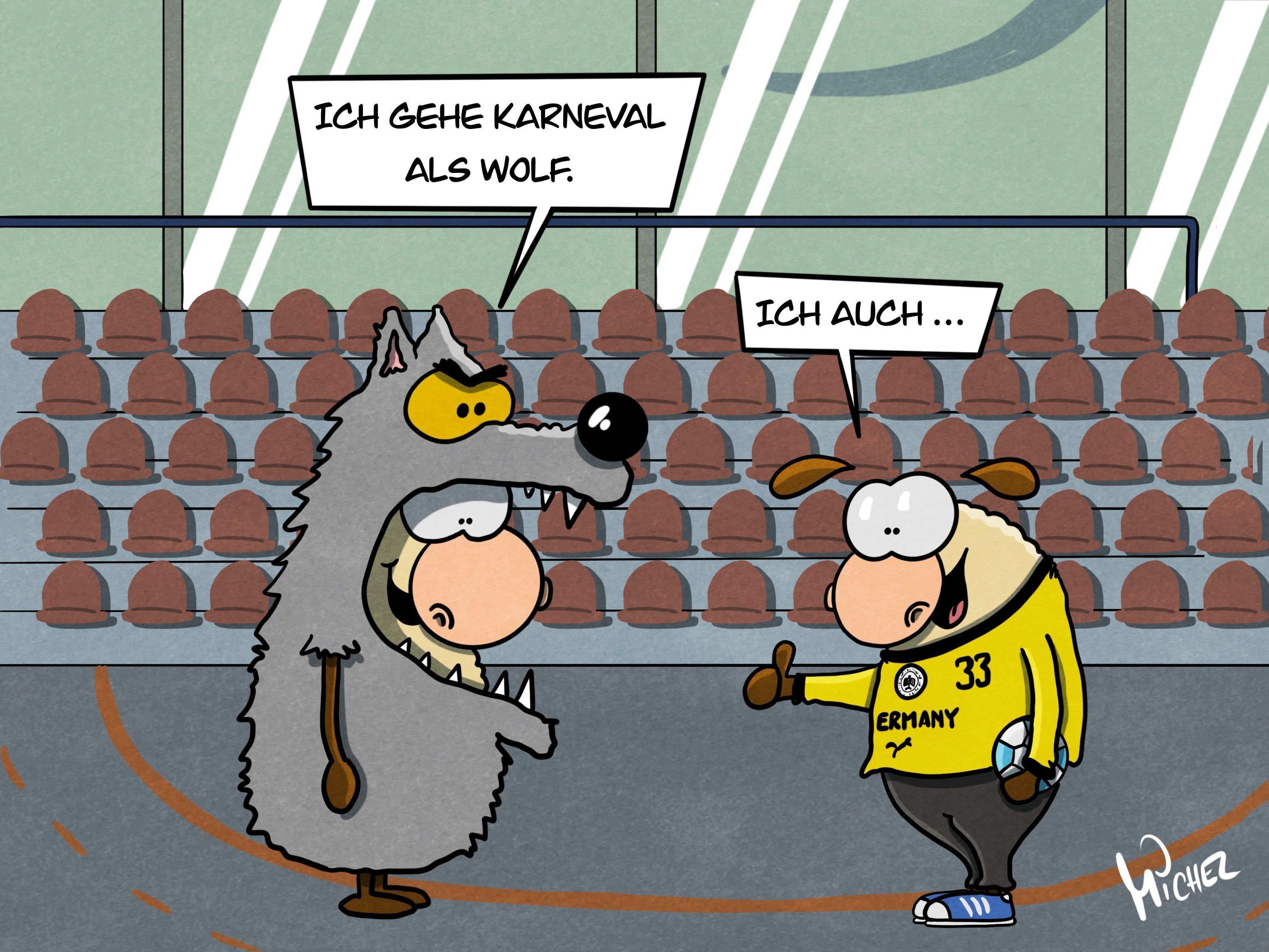 Oberberg-Cartoon: Auch Schafe gucken die EM im Rudel | Kölner Stadt ...