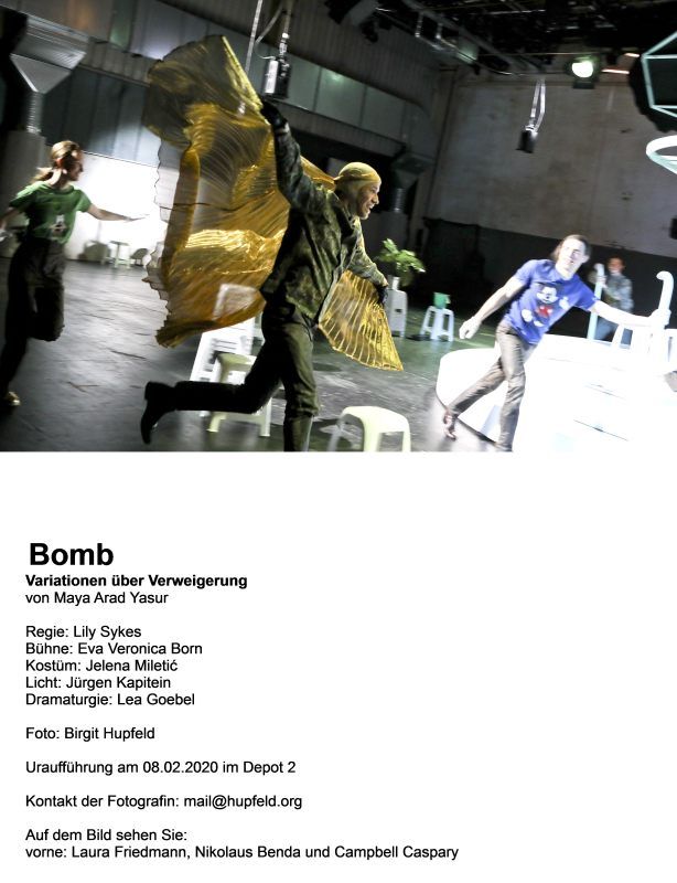Uraufführung am Schauspiel Köln: Maya Arad Yasurs Theaterstück „Bomb ...